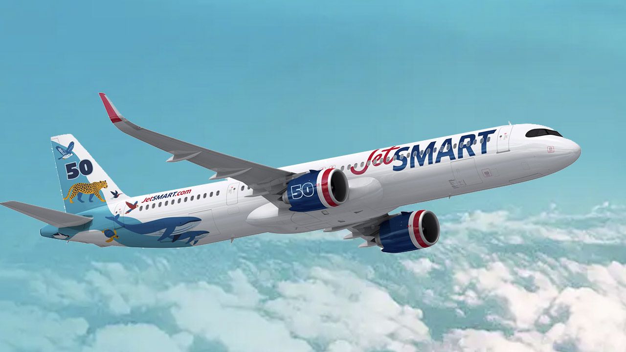 Jetsmart Celebra 50 airplanes with special paint | Blog NLARENAS.COM