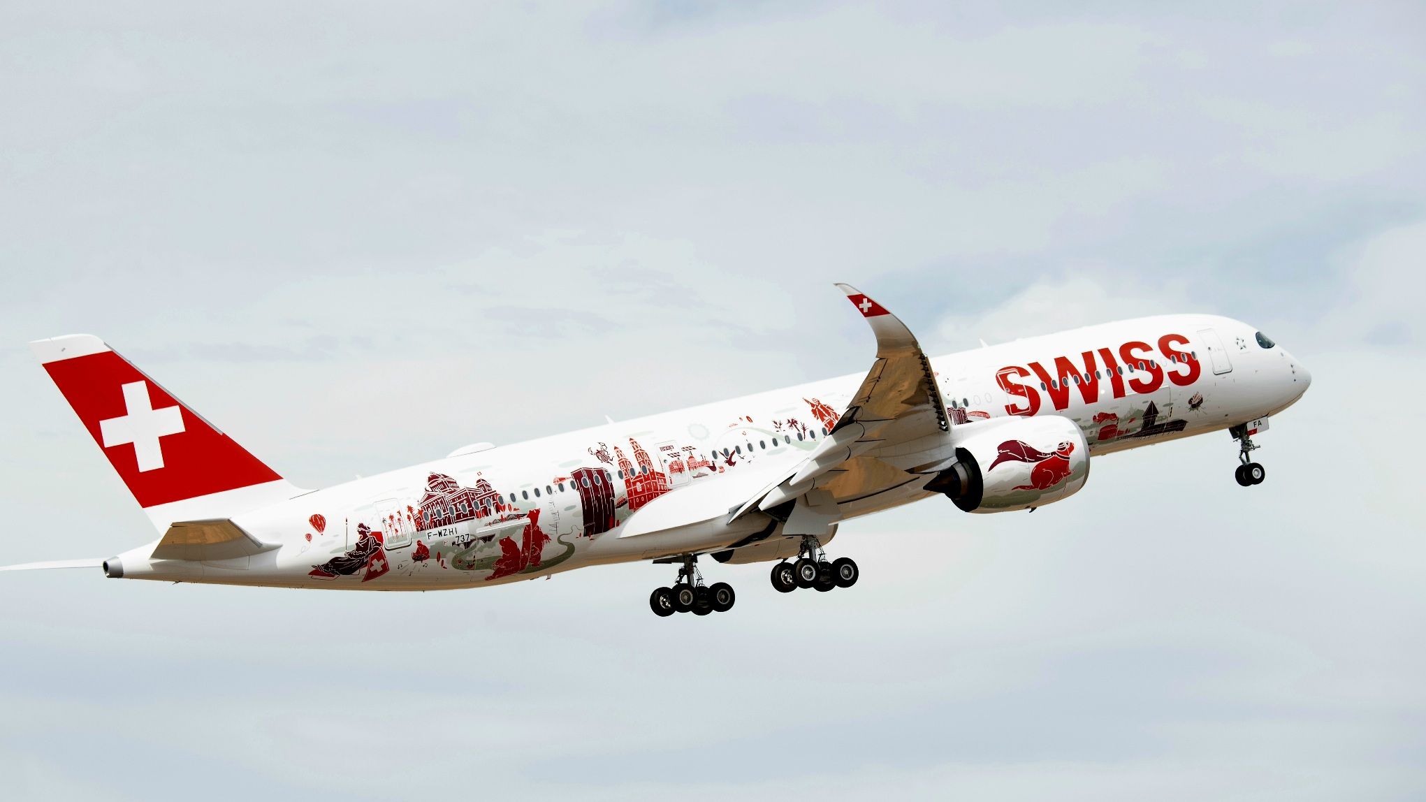 SWISS took delivery of its first A350-900 | Blog NLARENAS.COM