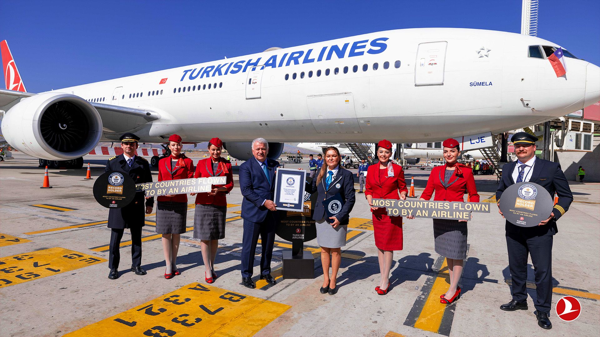Turkish Airlines приземлилась в Сантьяго-де-Чили. | Блог NLARENAS.COM