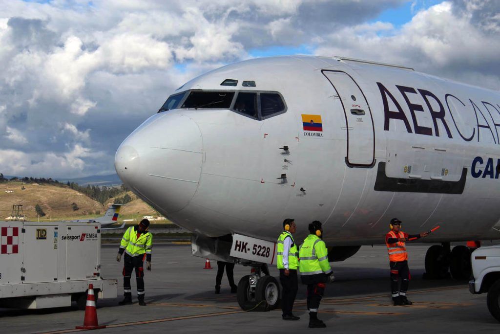 Aercaribe Cargo reanudó los vuelos comerciales en Latacunga