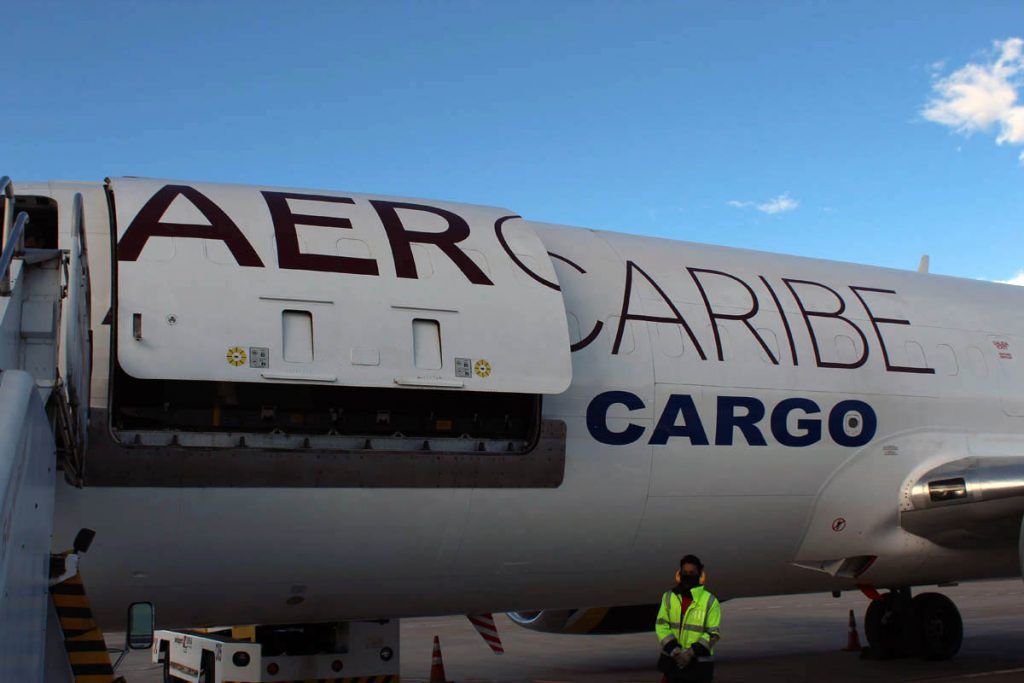 Aercaribe Cargo reanudó los vuelos comerciales en Latacunga