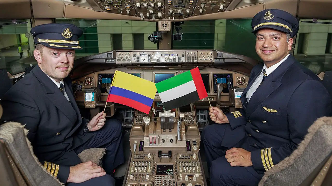 Emirates inaugurated flights to Bogotá | Blog NLARENAS.COM
