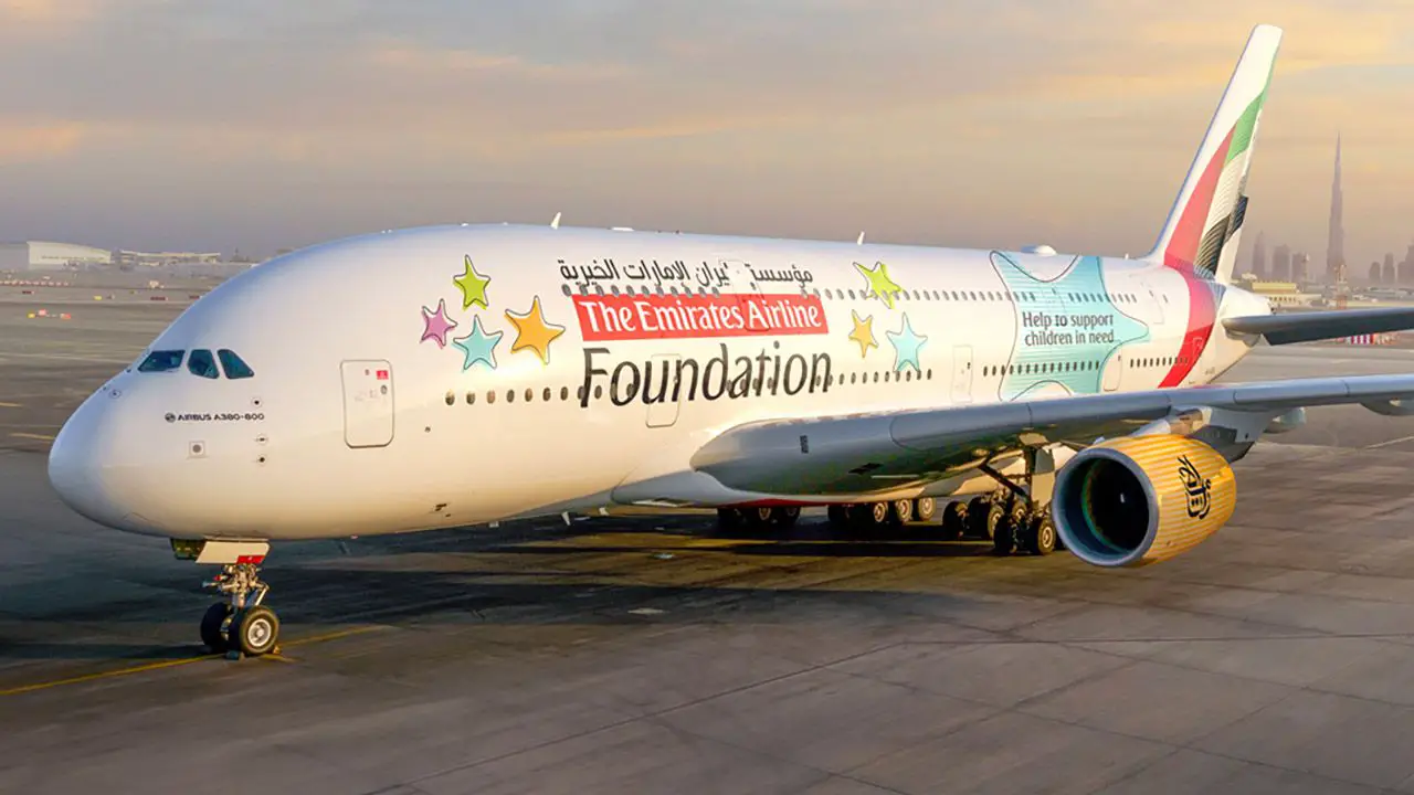 Emirates presenta una verniciatura speciale su un A380 | Blog NLARENAS.COM