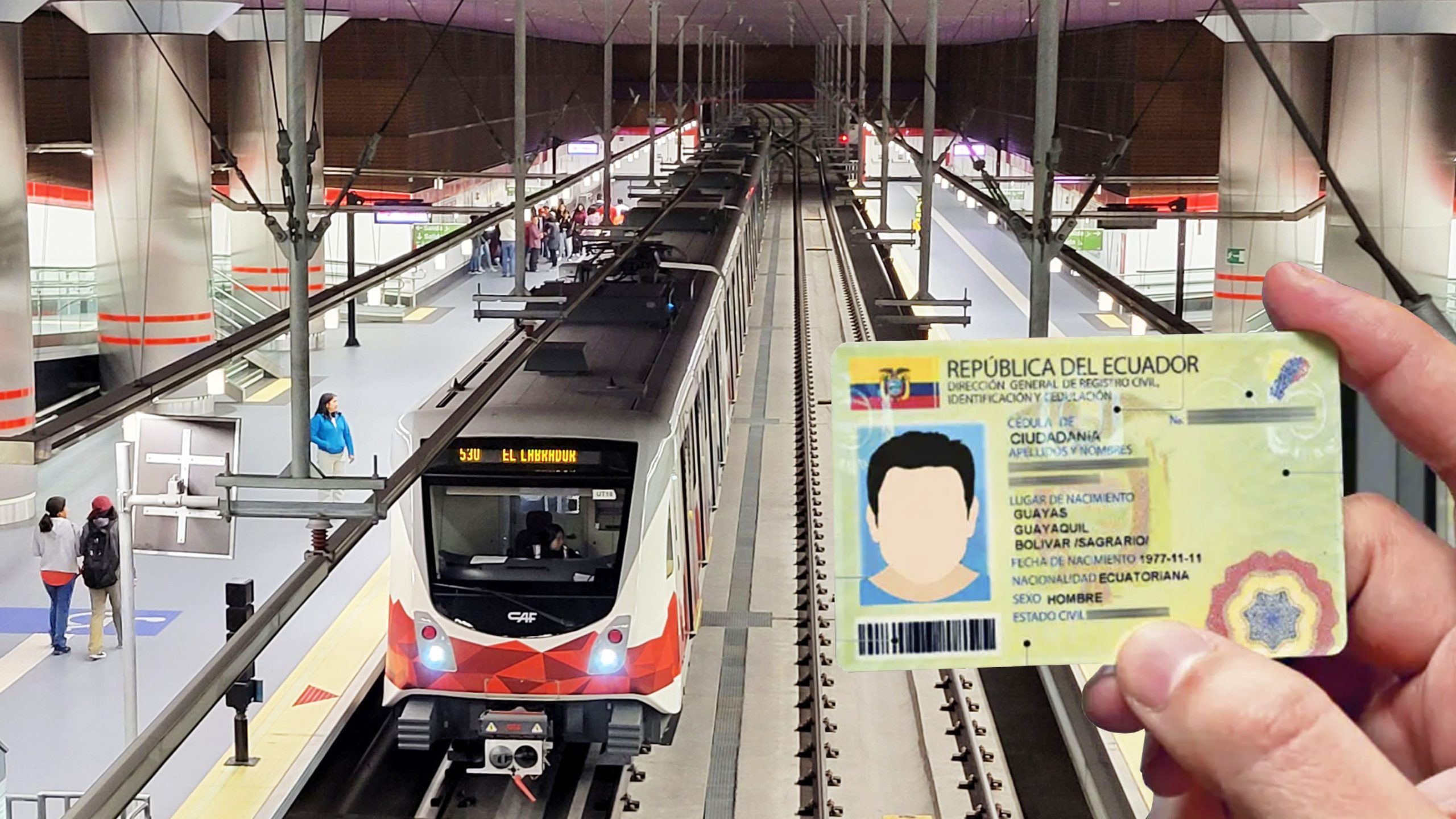 Paga con la tua carta d'identità per la metropolitana di Quito | Blog ...